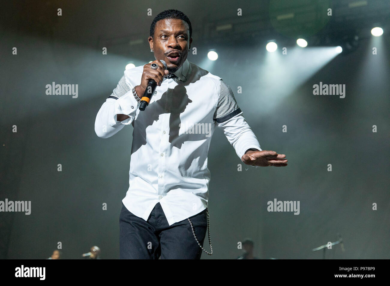 Chicago, Illinois, USA. 14th July, 2018. Singer KEITH SWEAT during the ...
