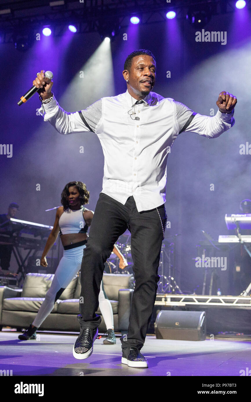 Chicago, Illinois, USA. 14th July, 2018. Singer KEITH SWEAT during the ...