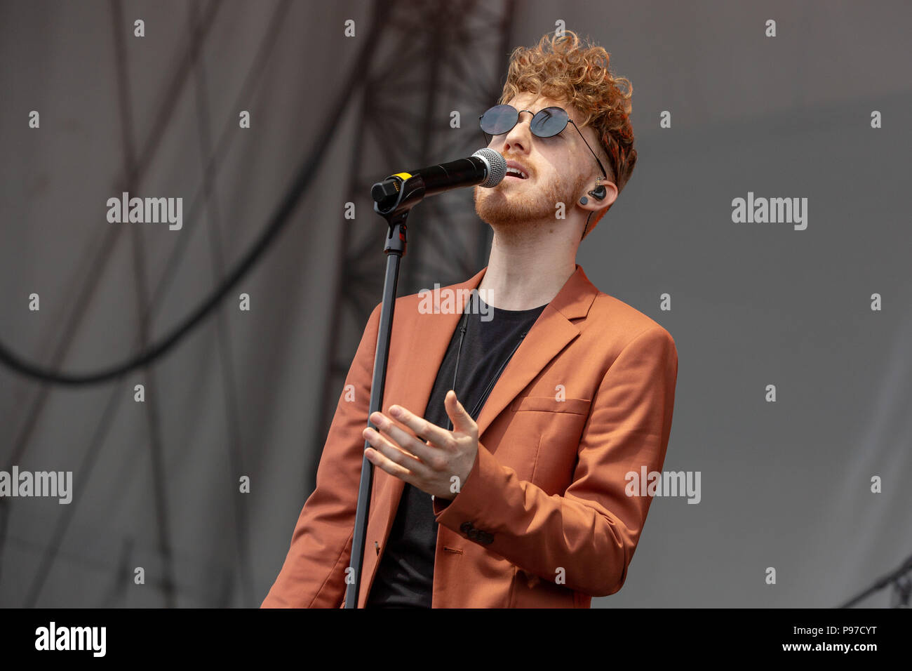 Chicago, Illinois, USA. 14th July, 2018. British singer DALEY (GARETH ...