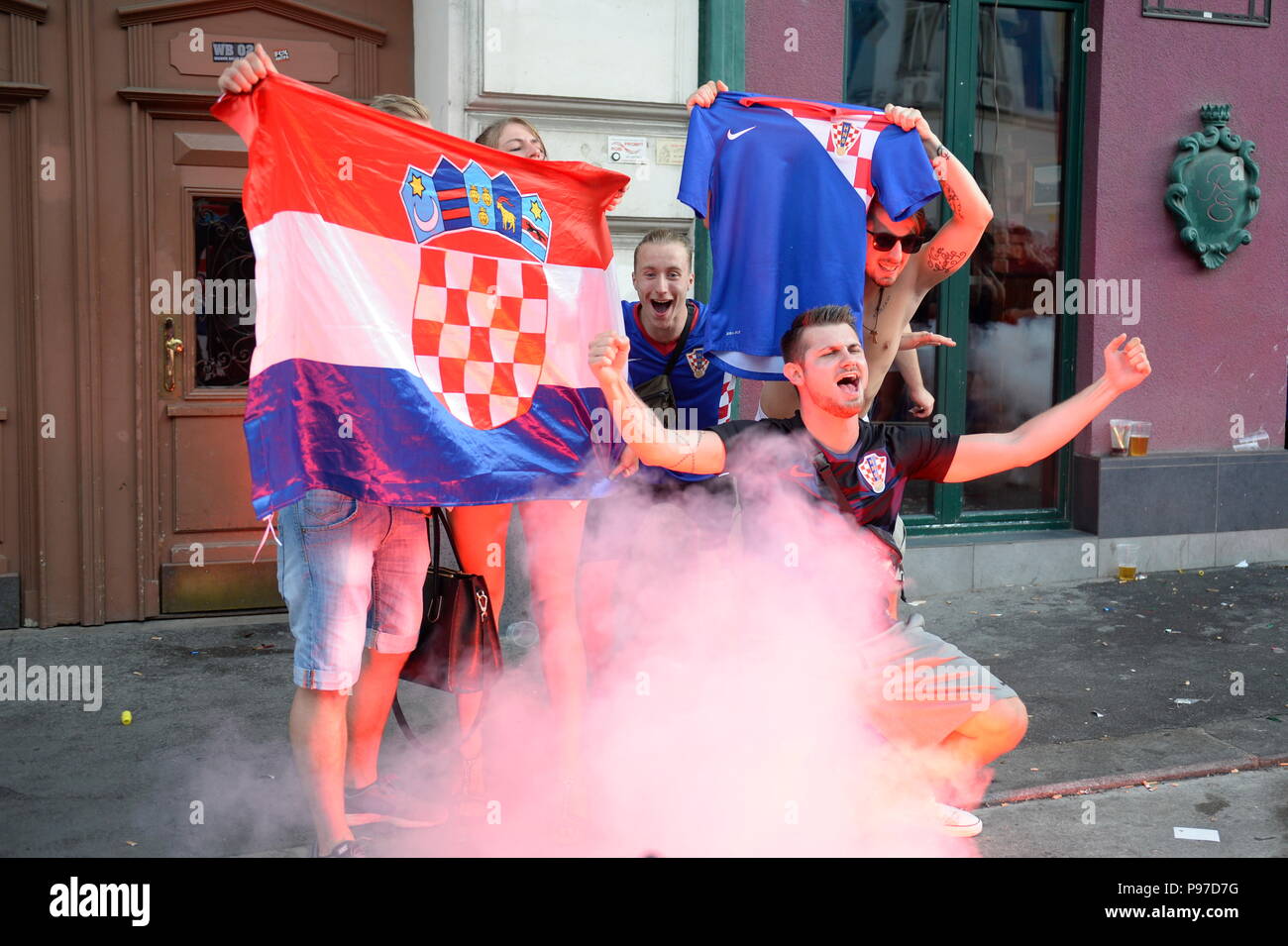 Croatin fans hi-res stock photography and images - Alamy