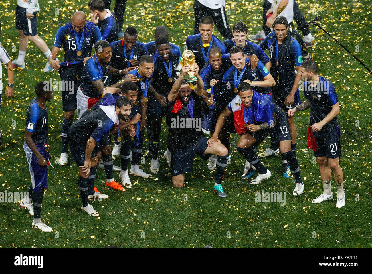 Winning Fifa World Cup Final Luzhniki Stadium High Resolution Stock ...