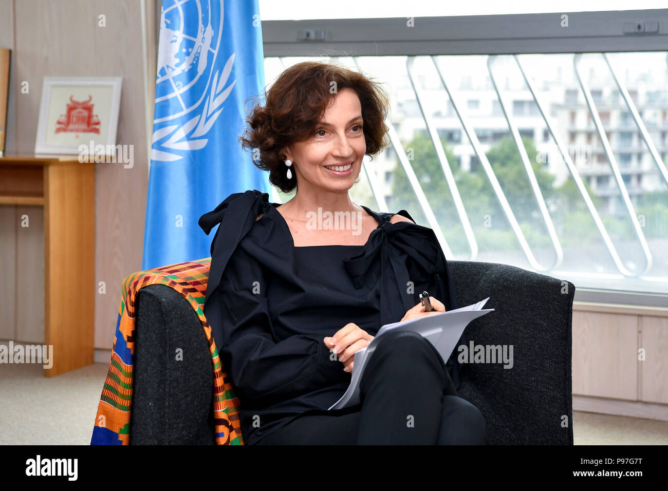 Unesco director general audrey azoulay hi-res stock photography and ...
