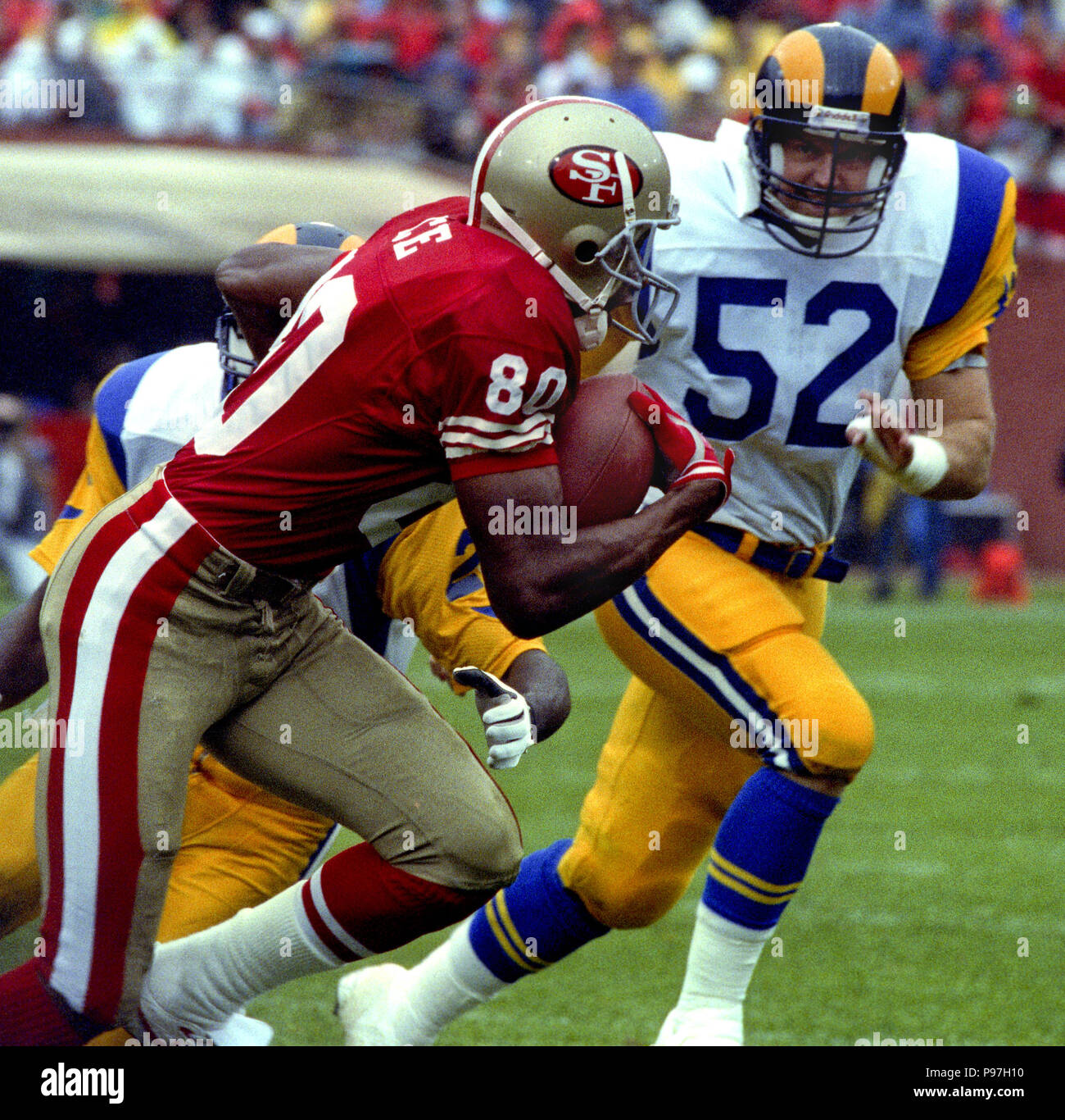 1990 49ers vs rams hi-res stock photography and images - Alamy