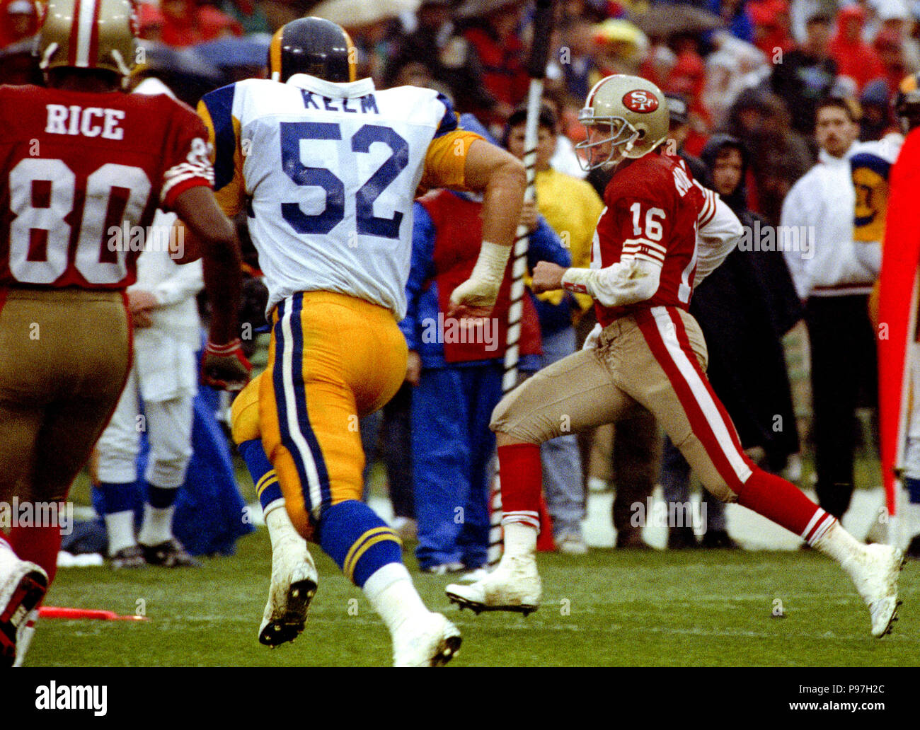 1990 49ers vs rams hi-res stock photography and images - Alamy