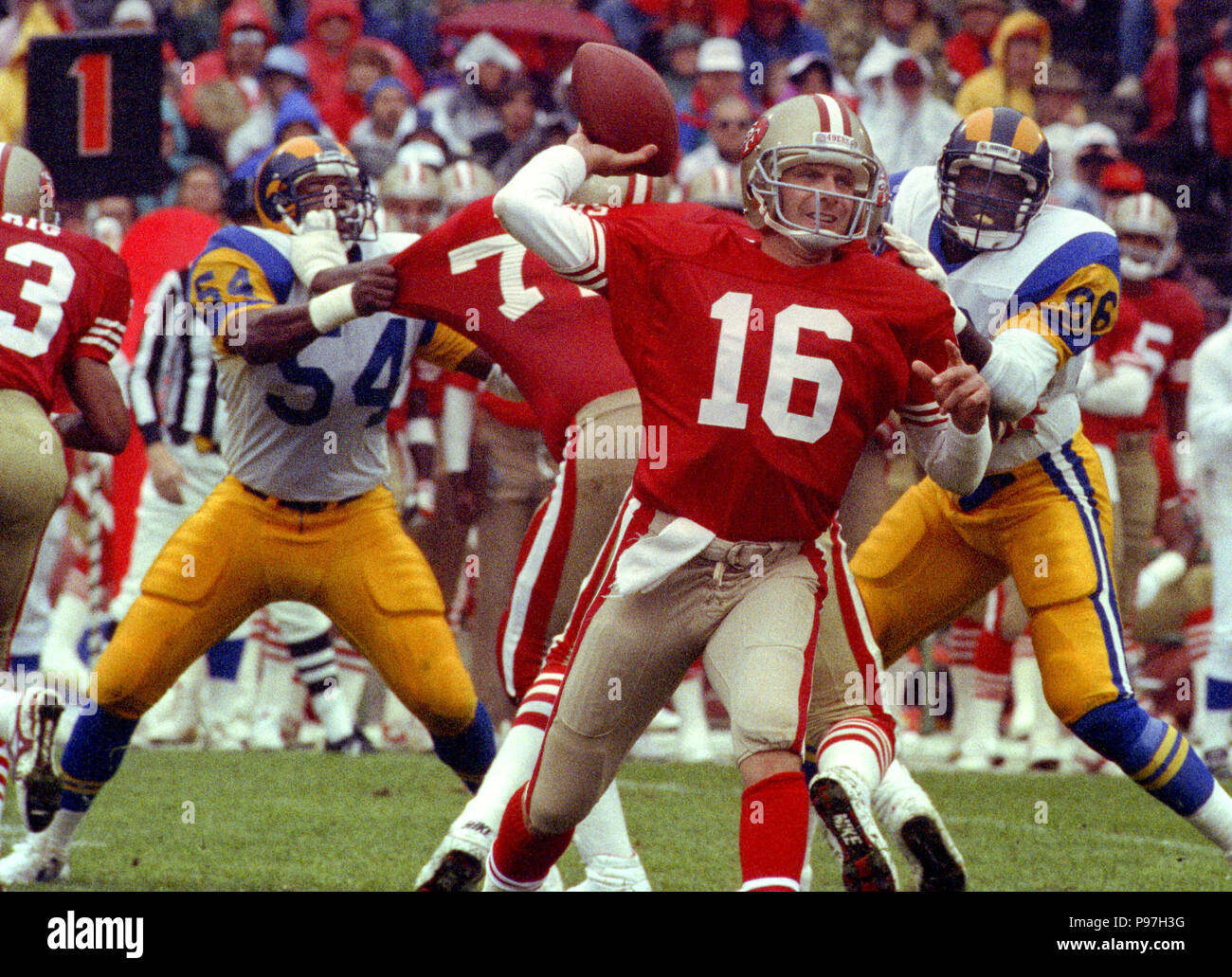 1990 49ers vs rams hi-res stock photography and images - Alamy