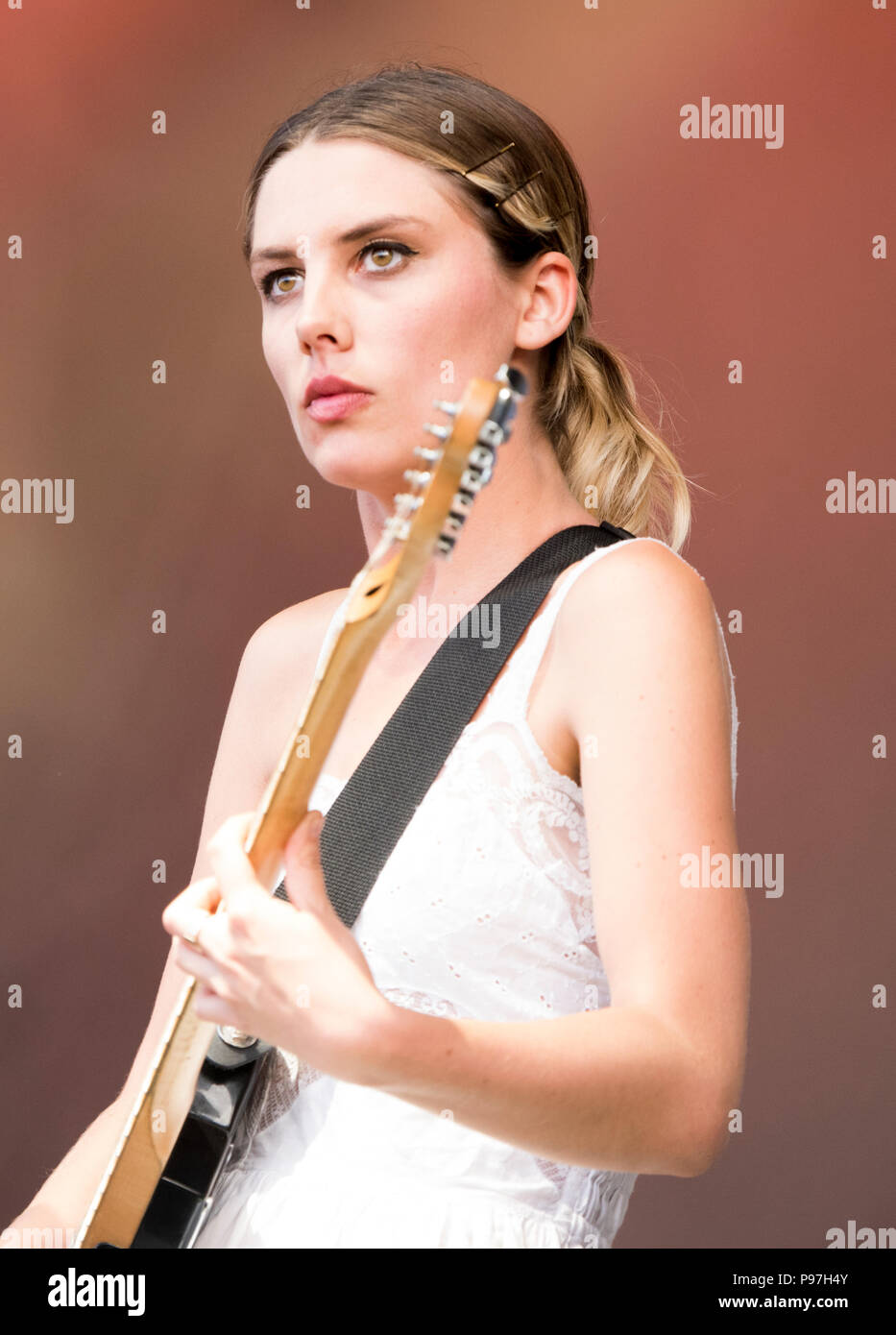 Wolf Alice performing live on the Obelisk Stage at Latitude Festival ...