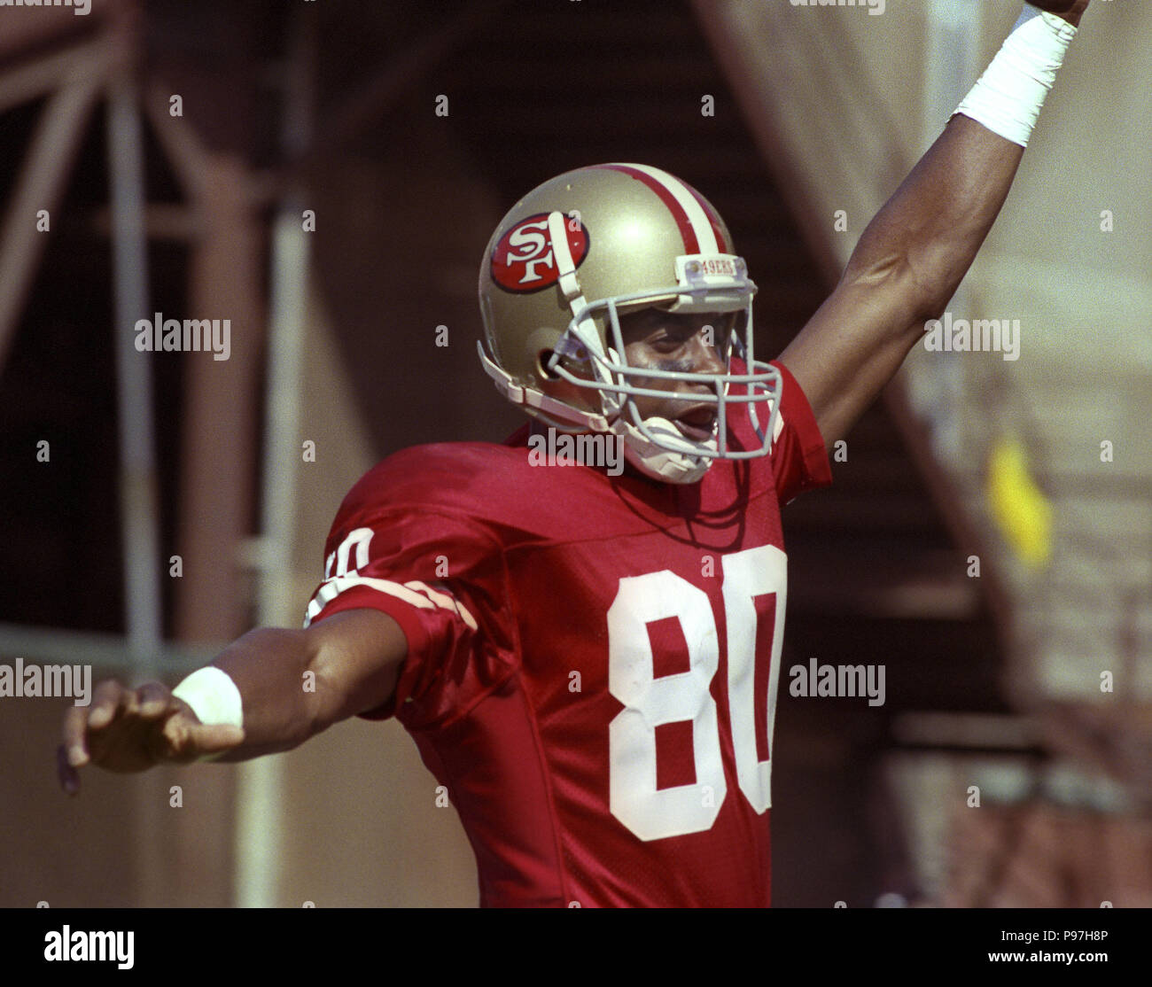 Jerry rice 1990 hi-res stock photography and images - Alamy