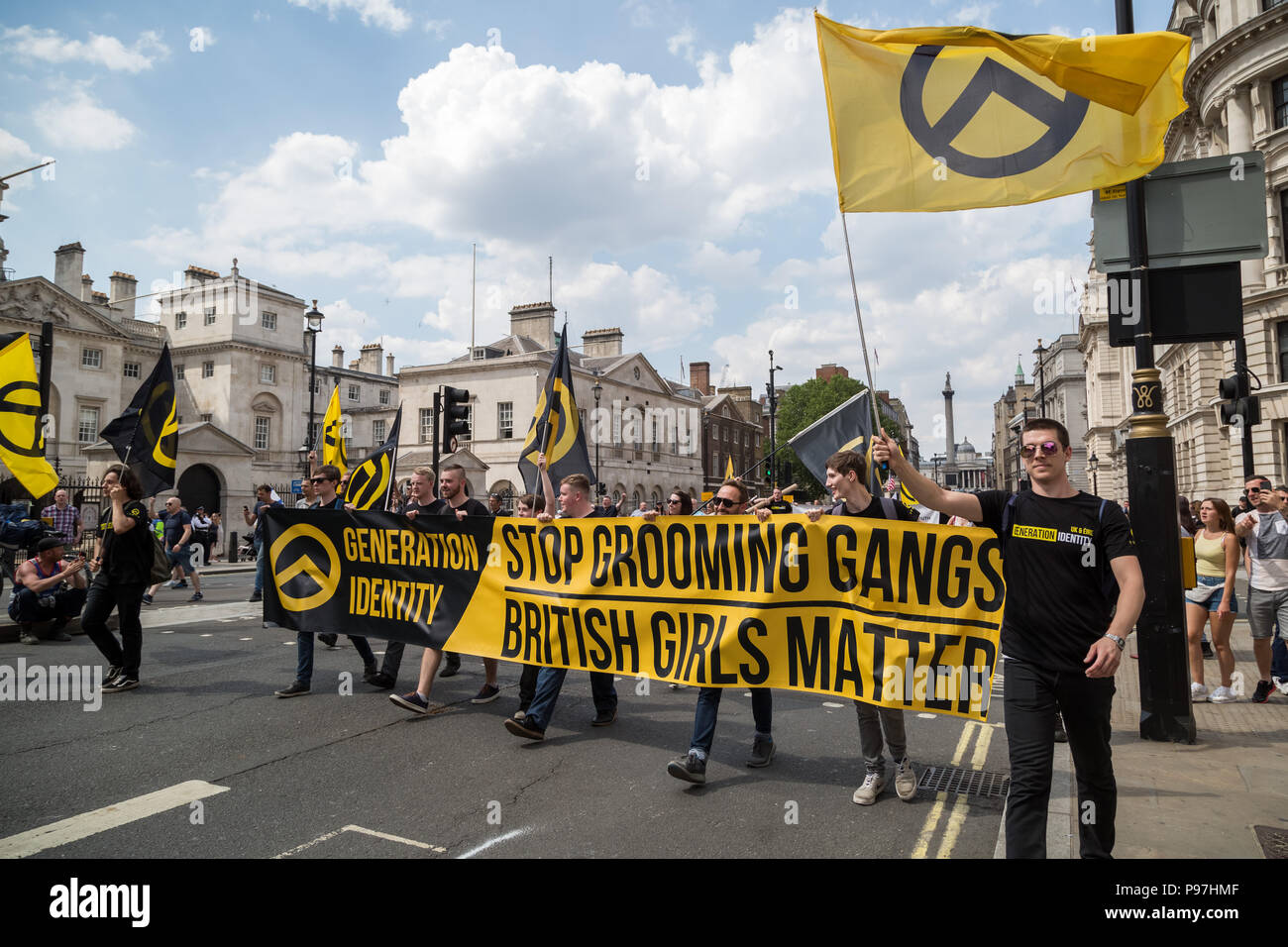 Demonstration identitarian hi-res stock photography and images - Alamy