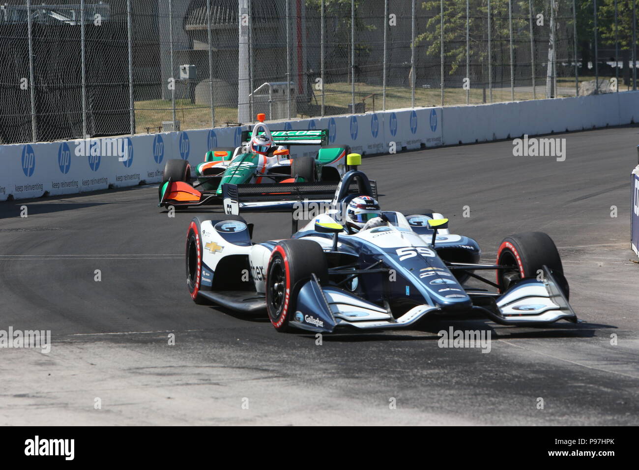 Toronto, Canada. 15th July 2018. ToroDay 3 at the honda Indy in Toronto ...