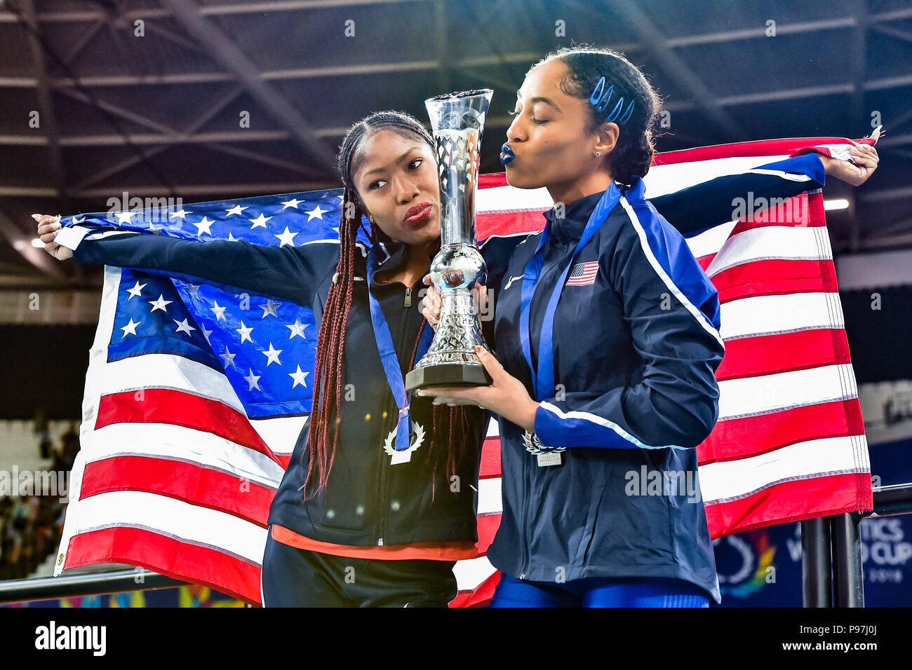 Women world cup trophy hi-res stock photography and images - Alamy