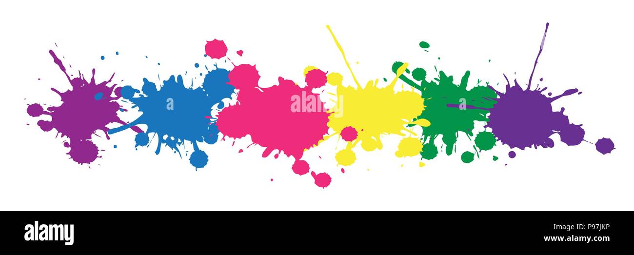 Colorful ink blobs design Stock Vector Image & Art - Alamy