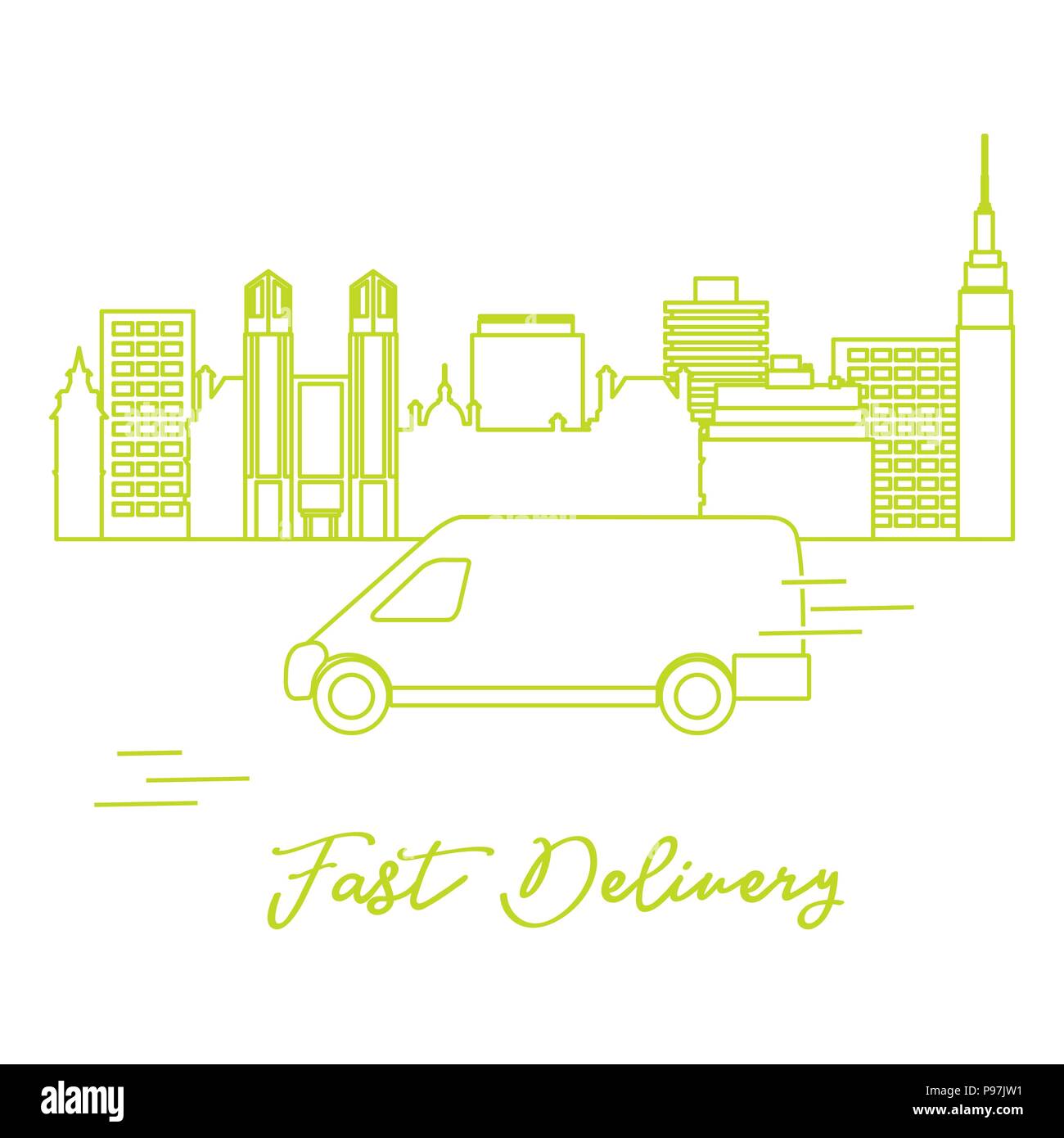 Delivery by car in the city. Fast and convenient shipping. Free ...