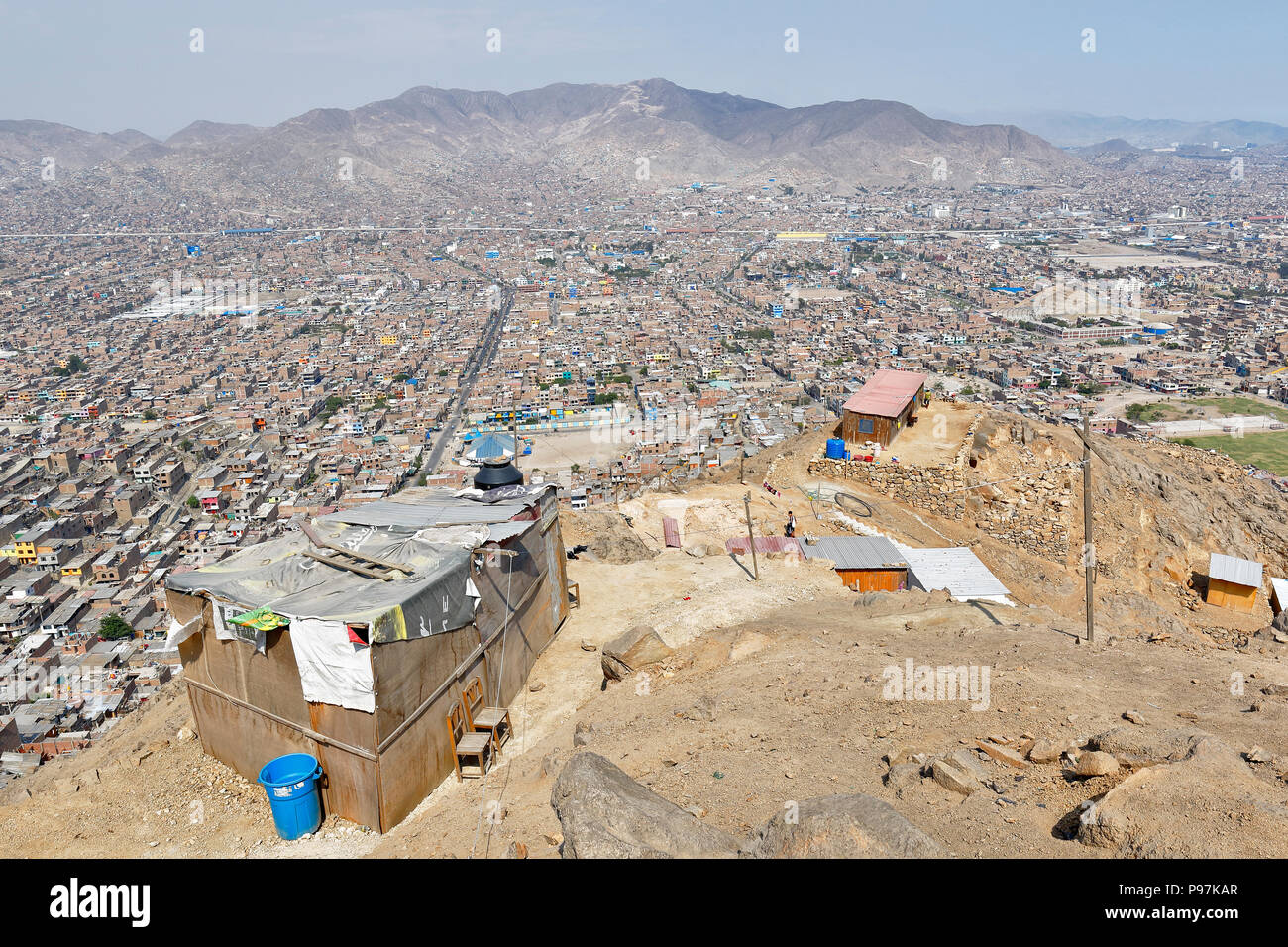 Urban disorder from a Lima district Stock Photo - Alamy