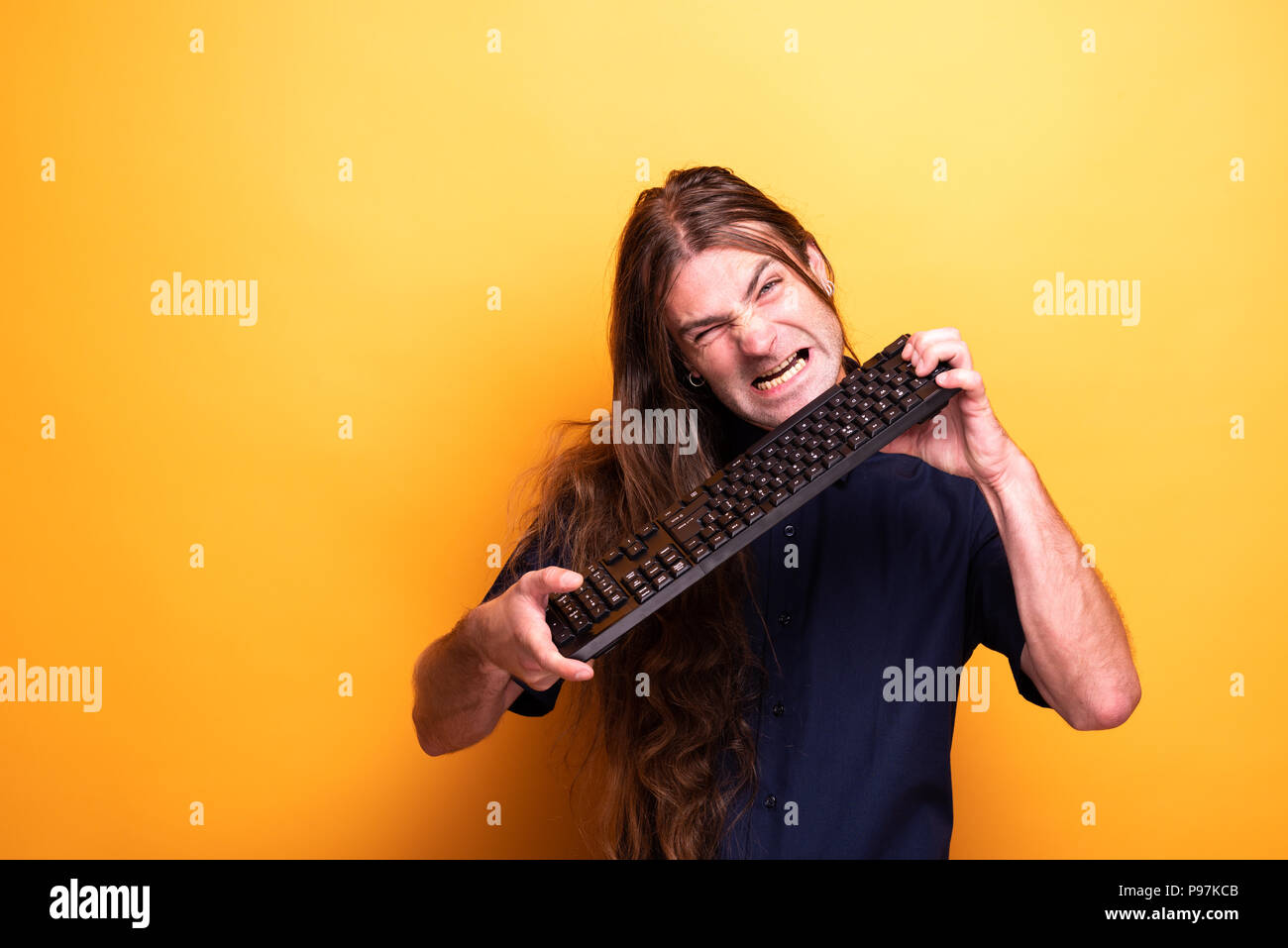 Stressed faces hi-res stock photography and images - Alamy