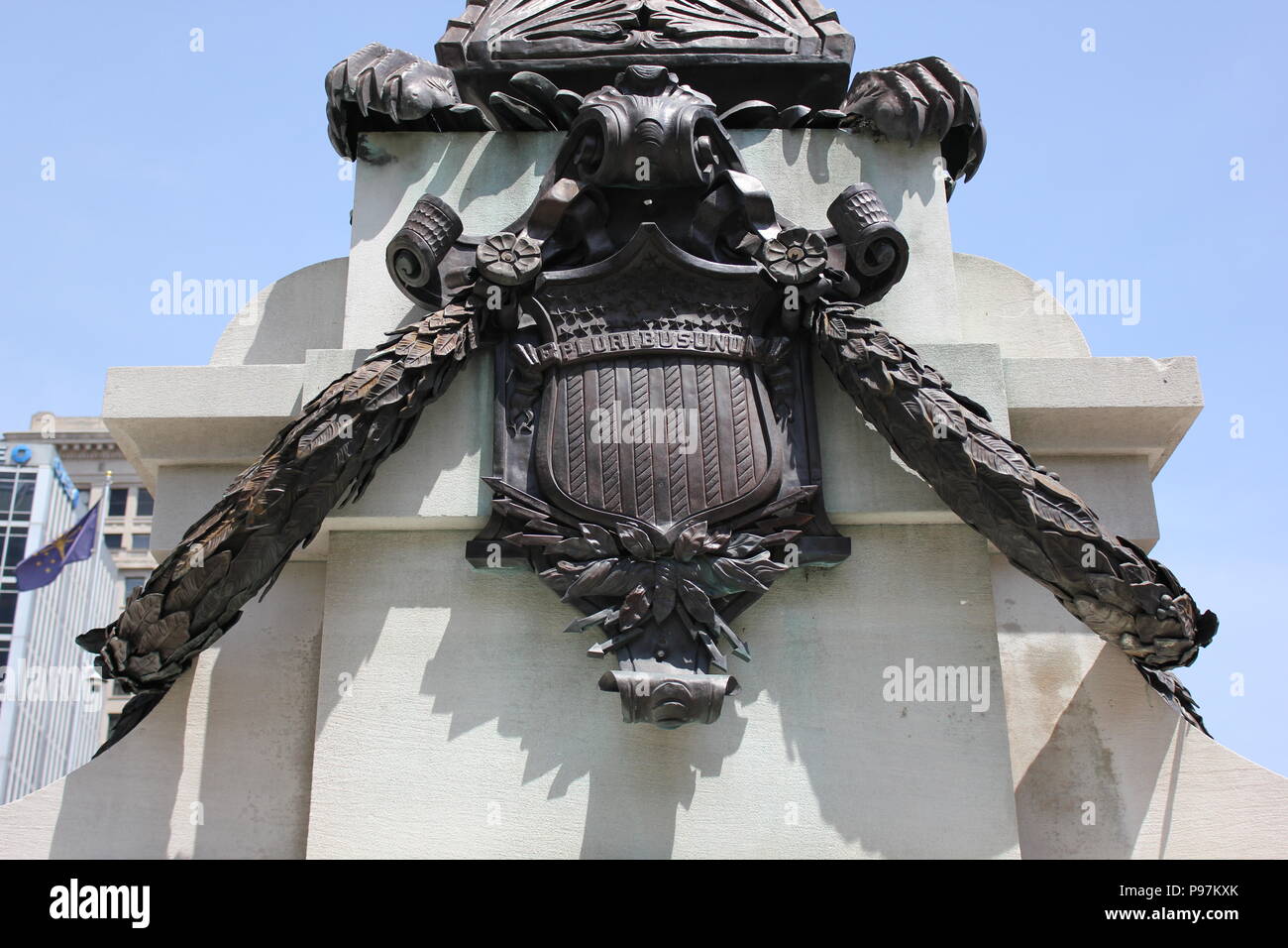 Soldiers and Sailors Monument in Monument Circle in Indianapolis ...