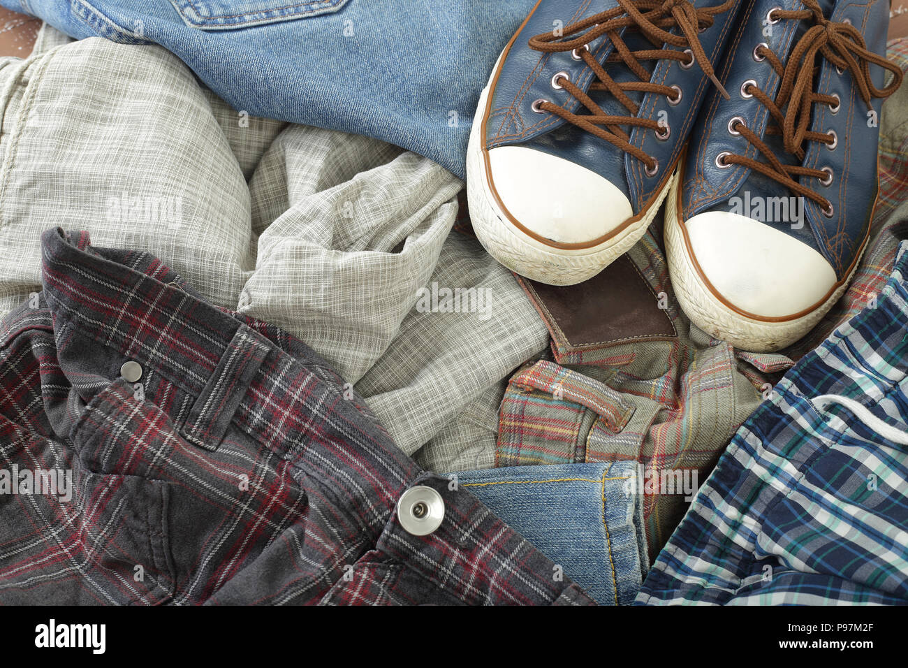 Heap of shoes hi-res stock photography and images - Alamy