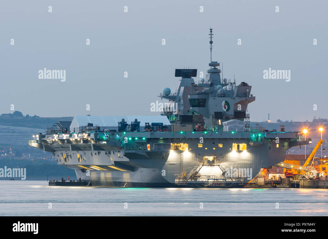 Queen Elizabeth Aircraft Carrier Progress 2022