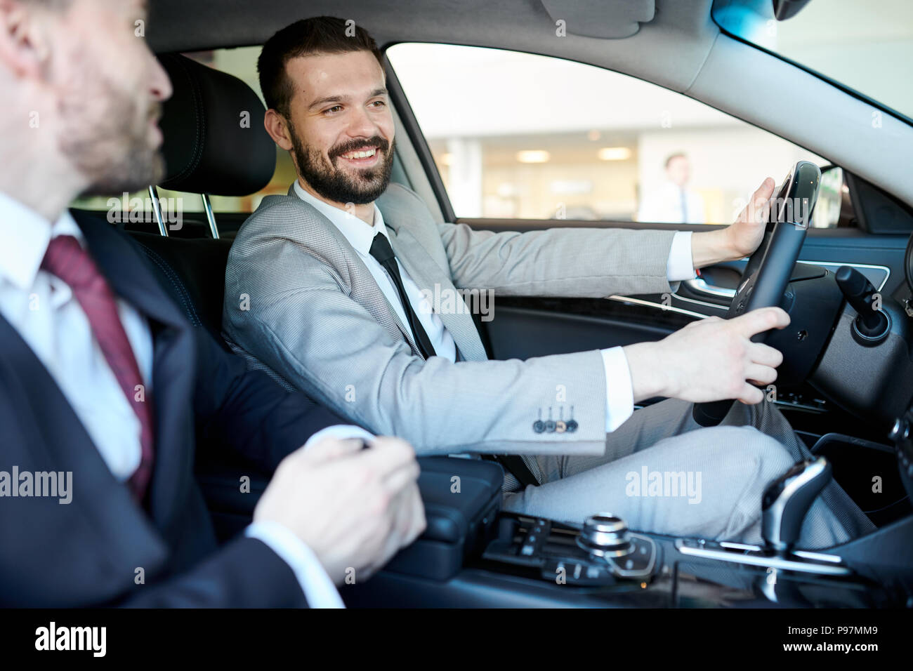 Happy driver hi-res stock photography and images - Alamy