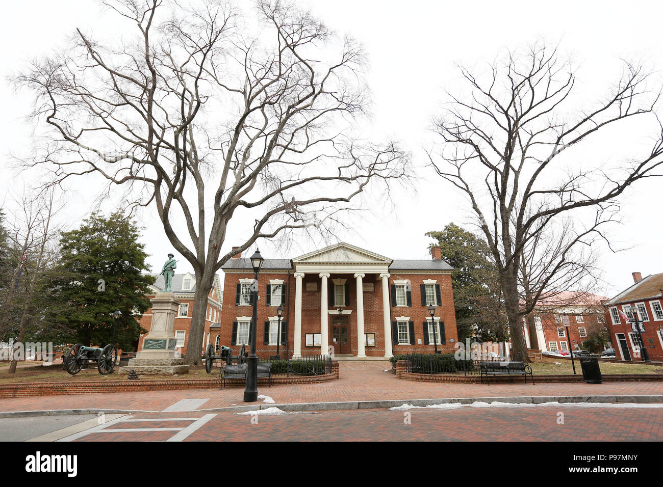 Albemarle County Court Building in Court Square, adjacent to Justice ...