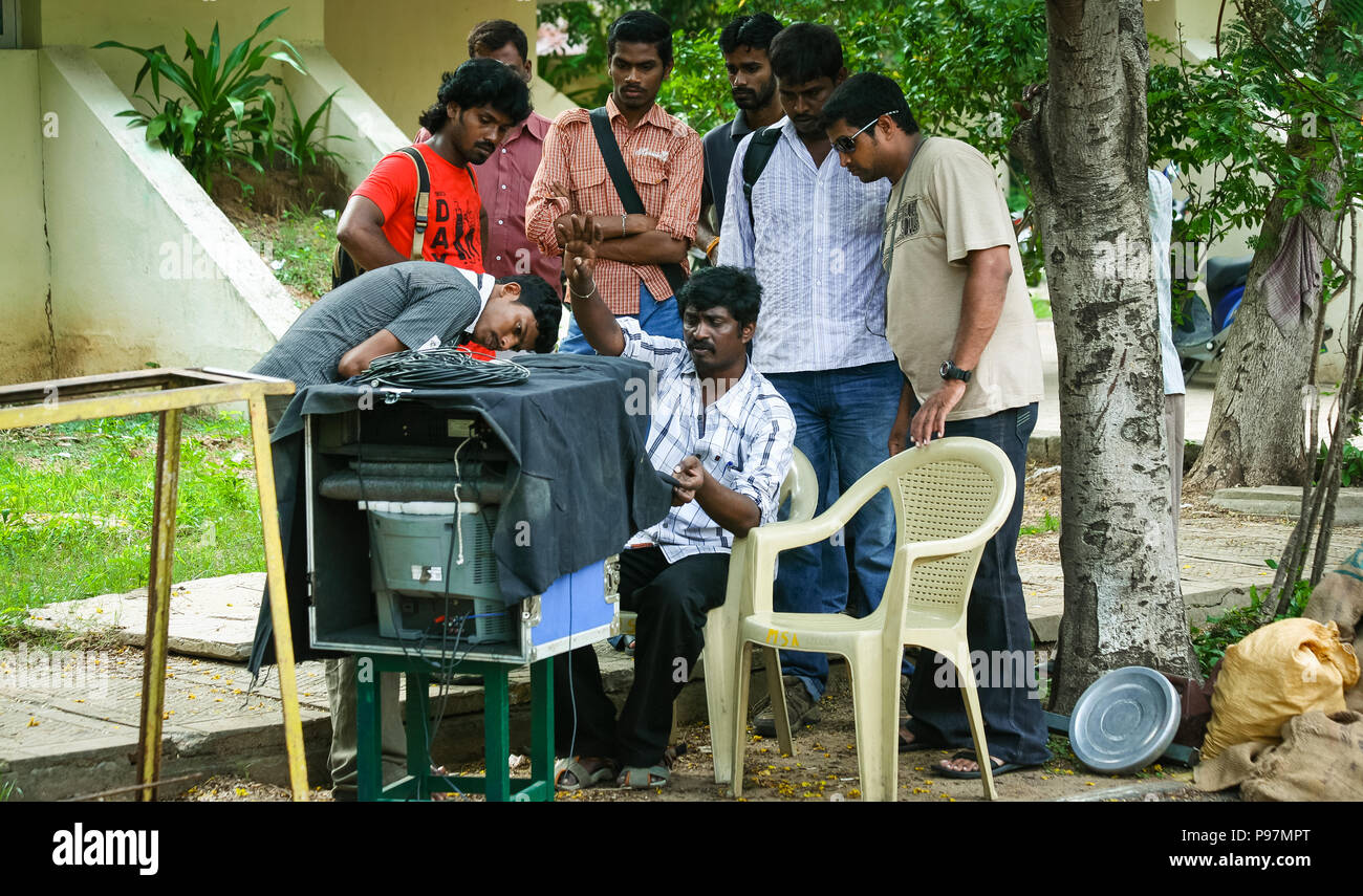 making of film video production and movie crew team Stock Photo - Alamy