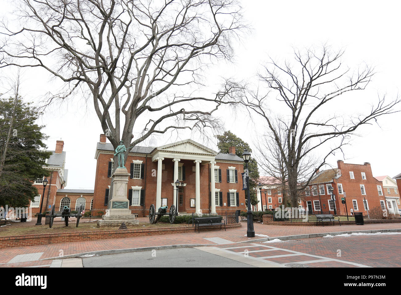 Albemarle County Court Building in Court Square, adjacent to Justice ...