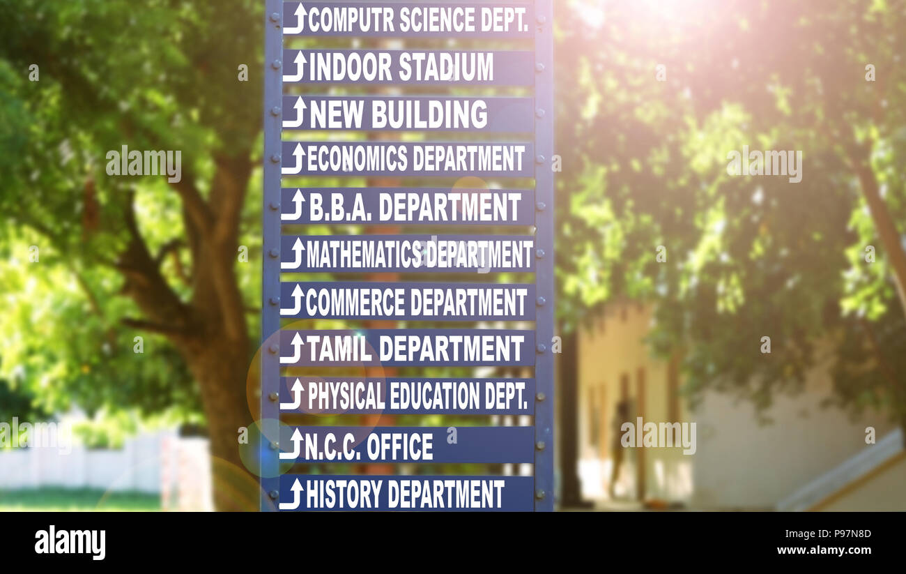 Direction sign board hi-res stock photography and images - Alamy