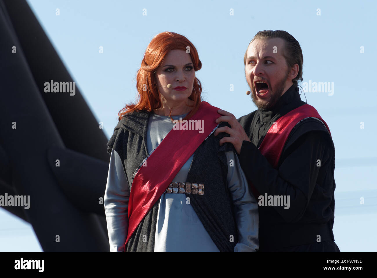 St. Petersburg, Russia - July 15, 2018: Dmitry Kondratiev as Macbeth ...