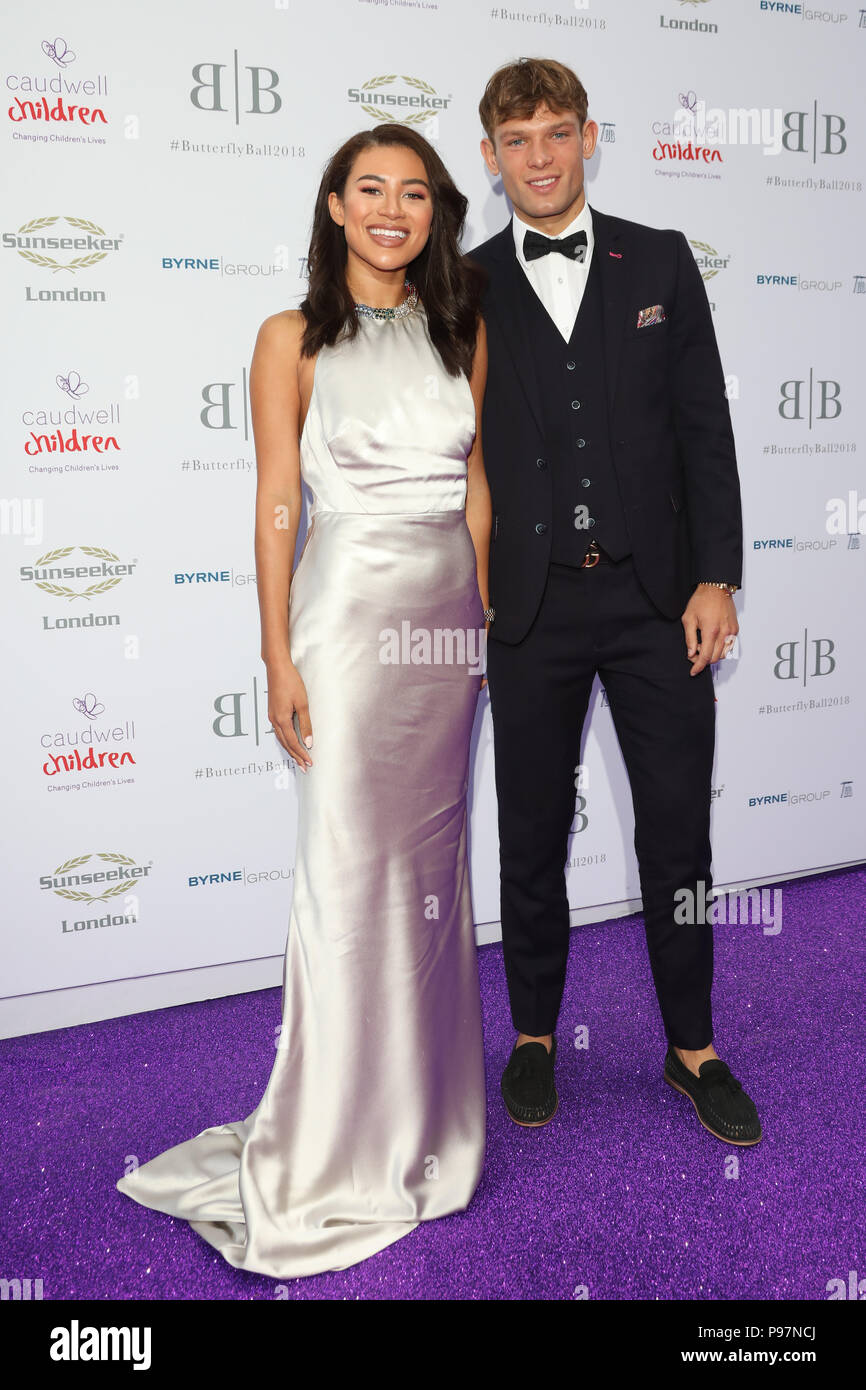 The Caudwell Butterfly Ball 2018 - Arrivals Featuring: Montana Brown ...