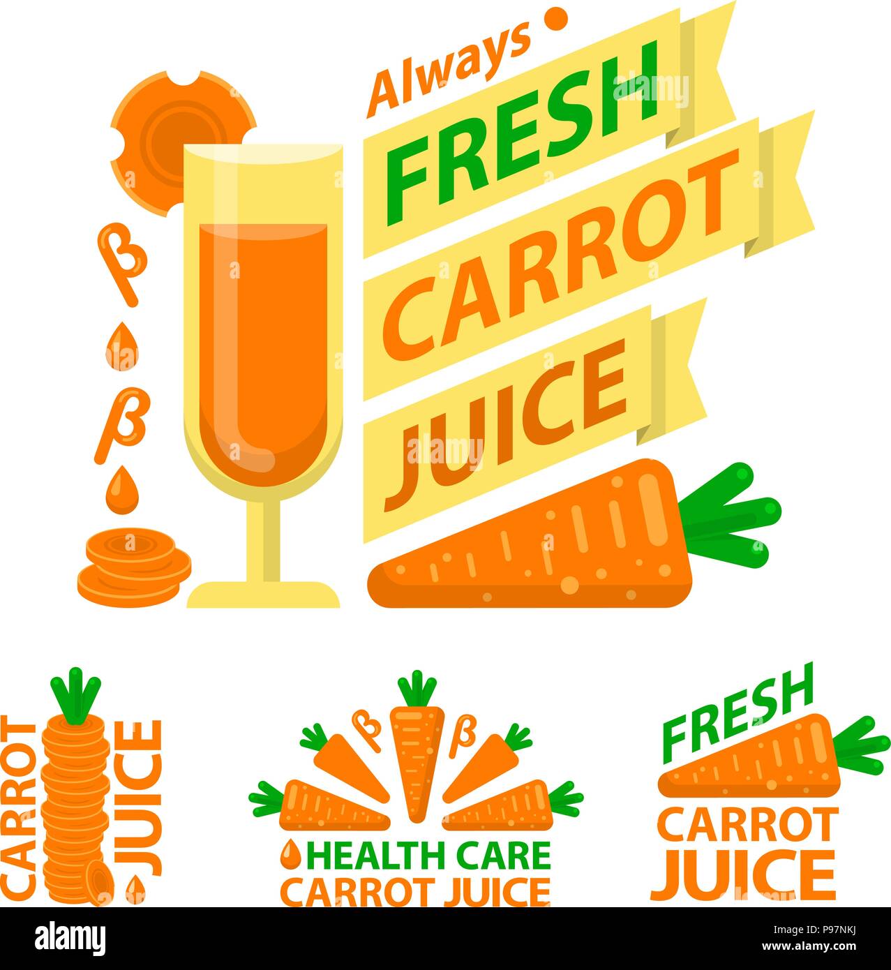 Orange juice made fresh Stock Vector Images - Alamy