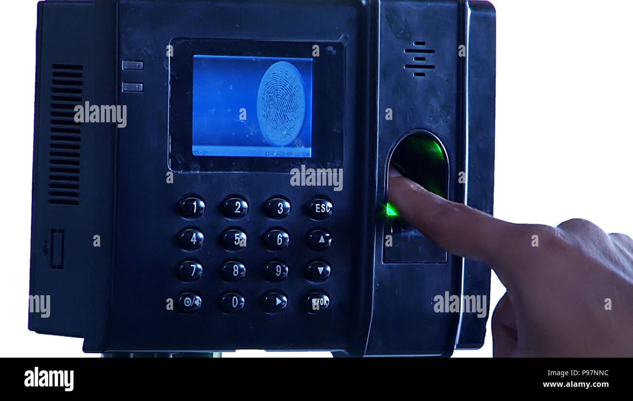 Automated fingerprint identification system hi-res stock photography ...