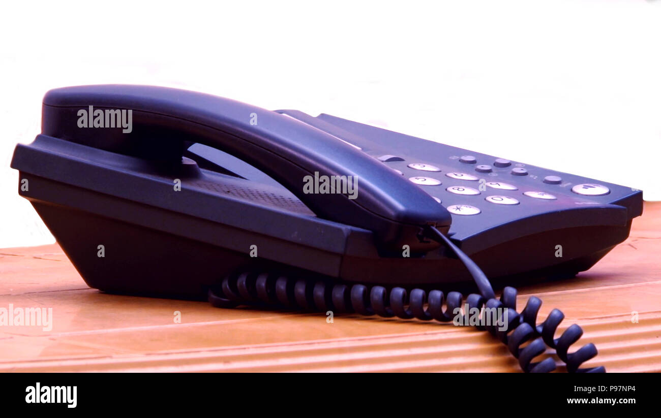 old fashioned telephone, Close up shot Stock Photo - Alamy