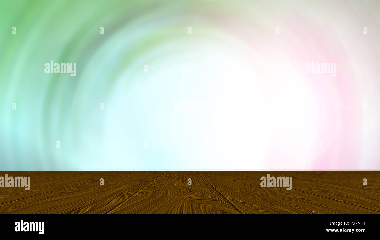 Wooden floor with abstract rainbow colors Stock Photo - Alamy