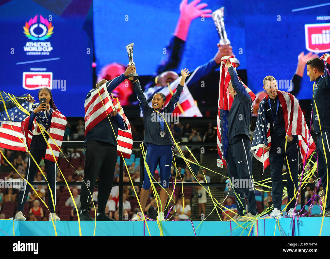 Team usa captain queen harrison hi-res stock photography and images - Alamy