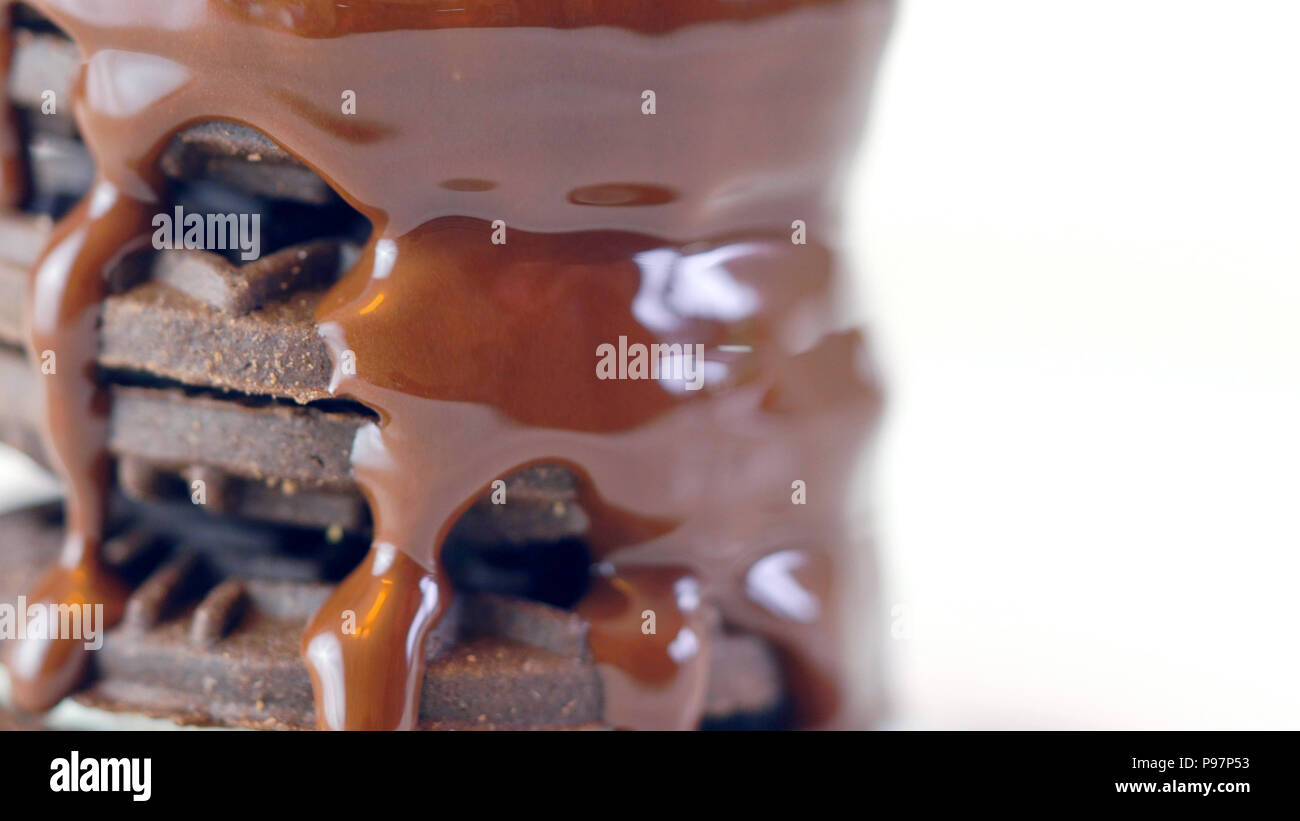 Splash chocolate slow motion hi-res stock photography and images - Alamy