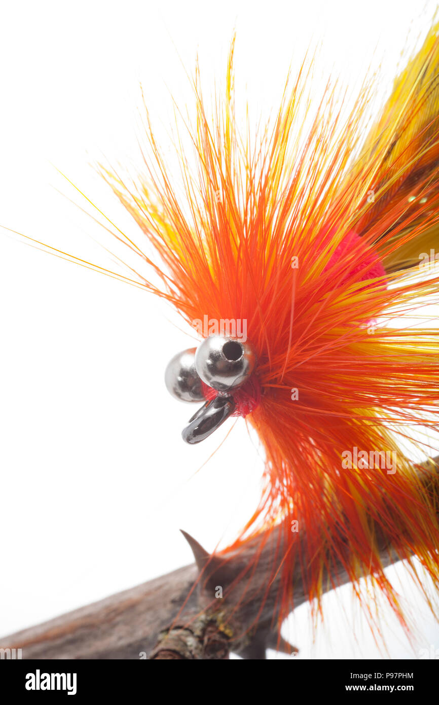 Large fishing fly designed for catching predatory fish such as pike ...