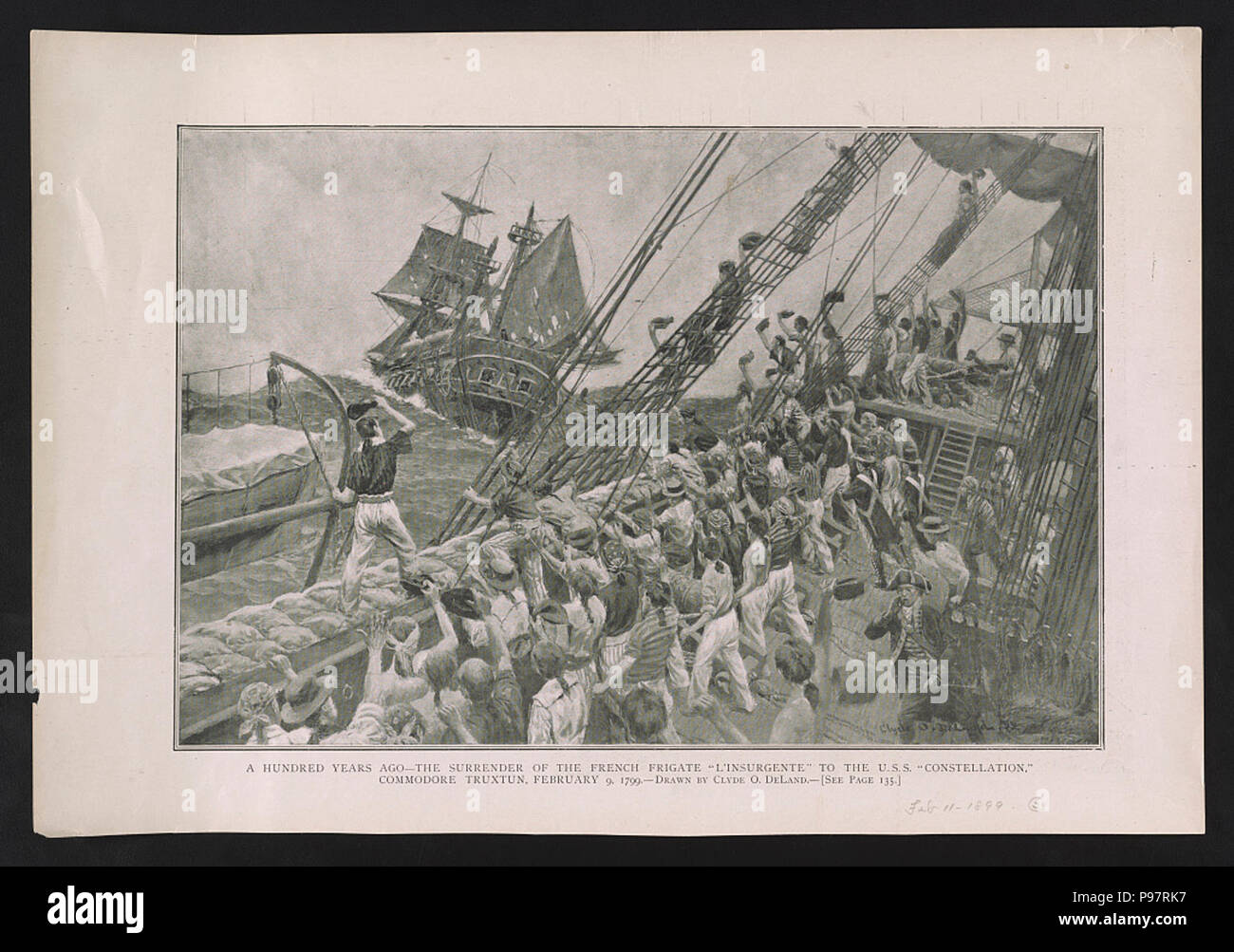 A hundred years ago - the surrender of the French frigate ‘L'Insurgente ...