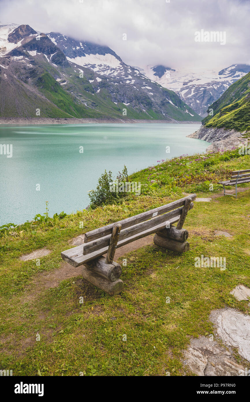 Kaprun, Mooserboden Stausee bei Zell am See, Salzburg, Österreich Stock ...