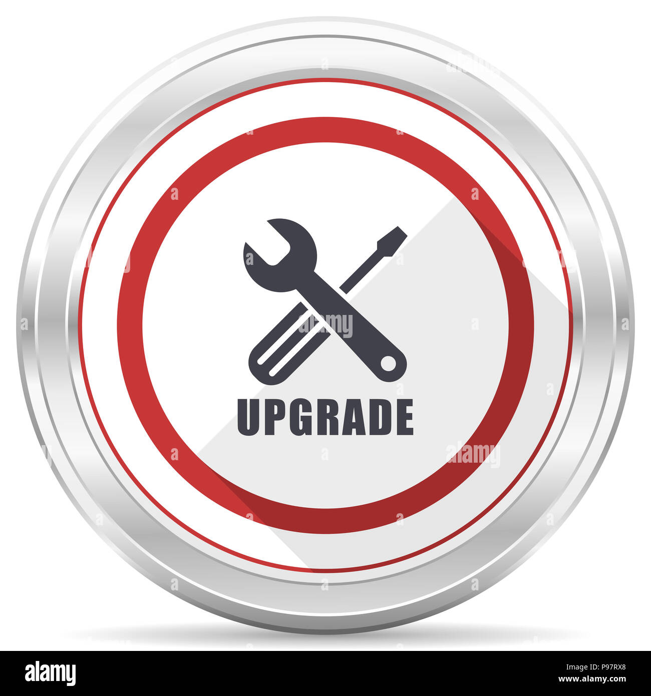 Application upgrade icon concept hi-res stock photography and images ...