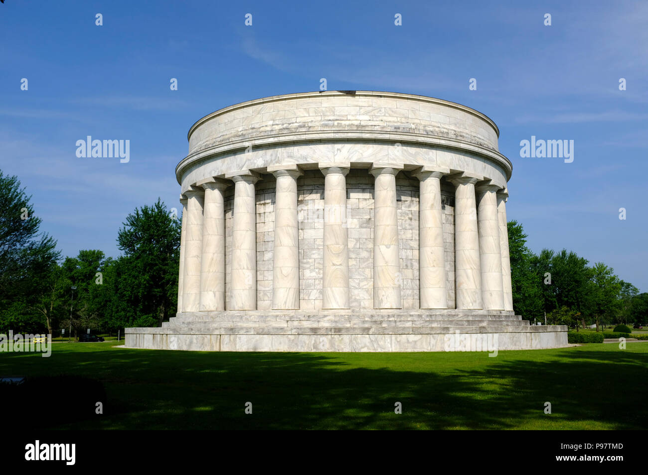 Monument and tomb of President Warren G Harding and First Lady Florence ...