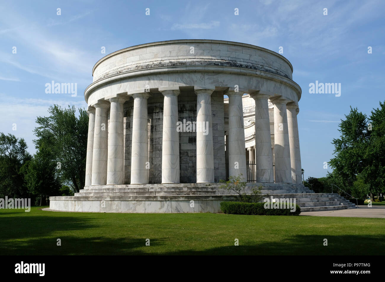 Monument and tomb of President Warren G Harding and First Lady Florence Harding, Marion, Ohio ...