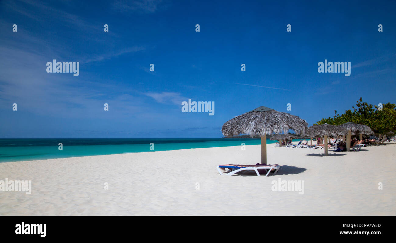 Beach at Guardalavaca, Cuba Stock Photo - Alamy