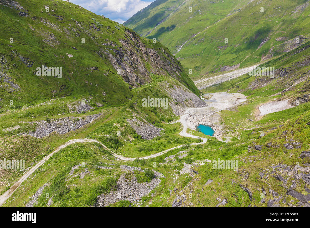 Kaprun, Mooserboden Stausee bei Zell am See, Salzburg, Österreich Stock ...