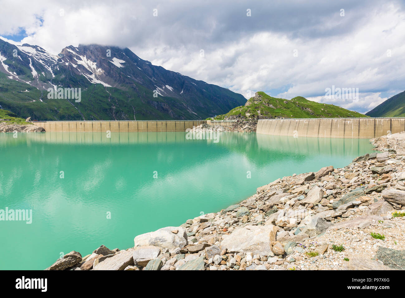 Kaprun, Mooserboden Stausee bei Zell am See, Salzburg, Österreich Stock ...