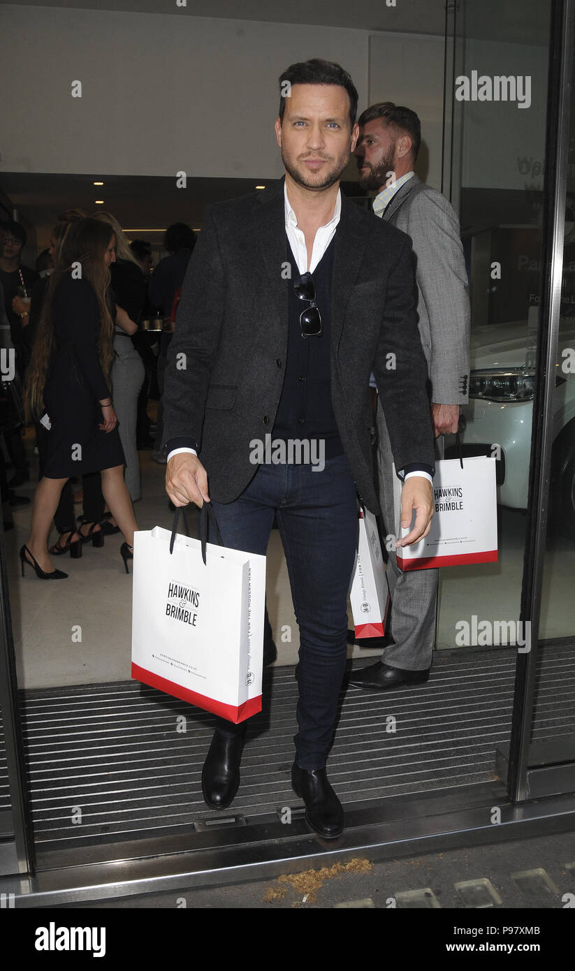 Various celebrities seen at Hawkins And Brimble Launch Party Featuring ...