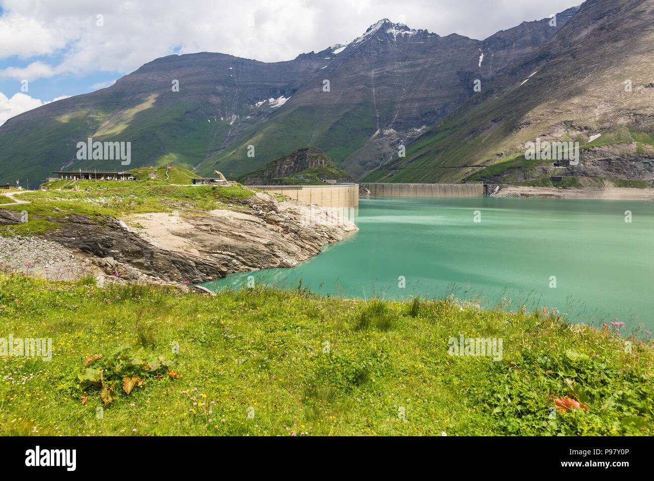 Kaprun, Mooserboden Stausee bei Zell am See, Salzburg, Österreich Stock ...