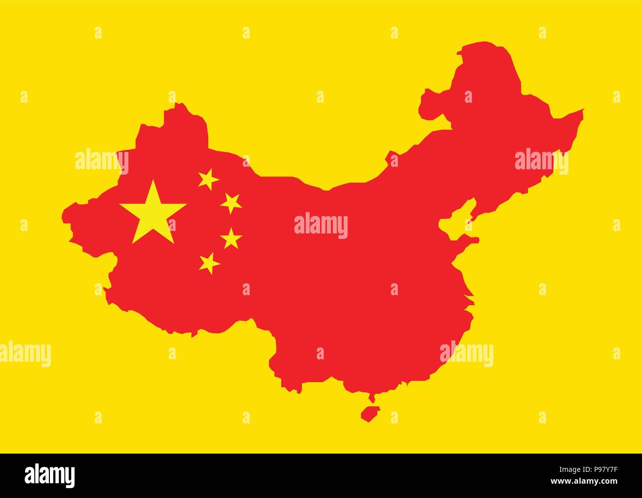 Inside red china Stock Vector Images - Alamy