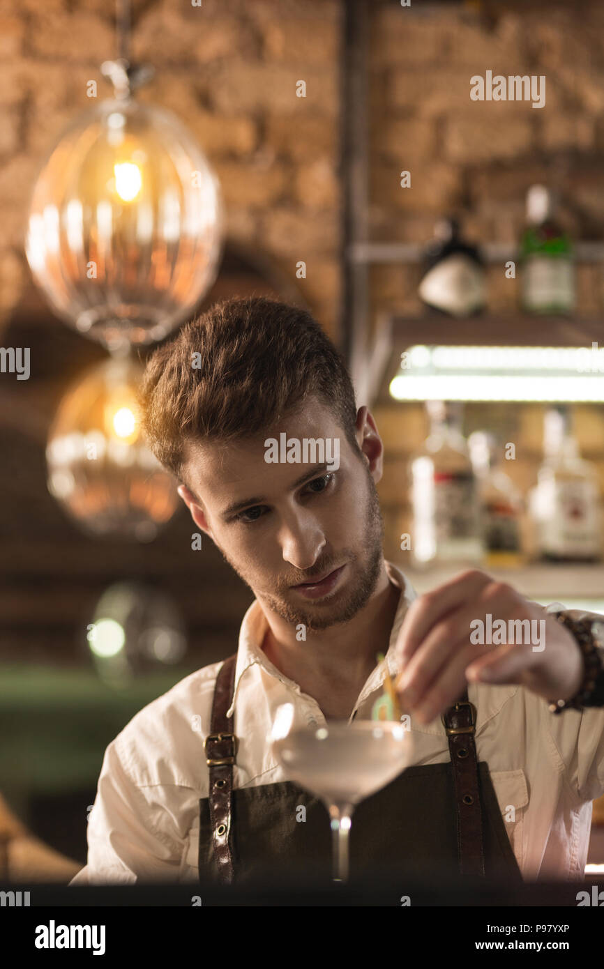 Professional barman hi-res stock photography and images - Alamy