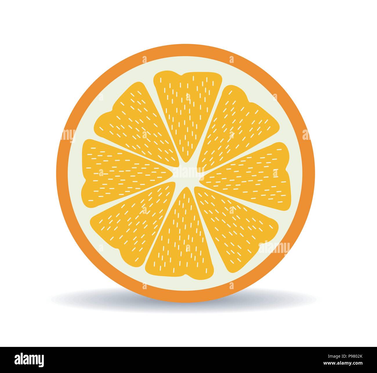 vector citrus slices illustration Stock Vector Image & Art - Alamy