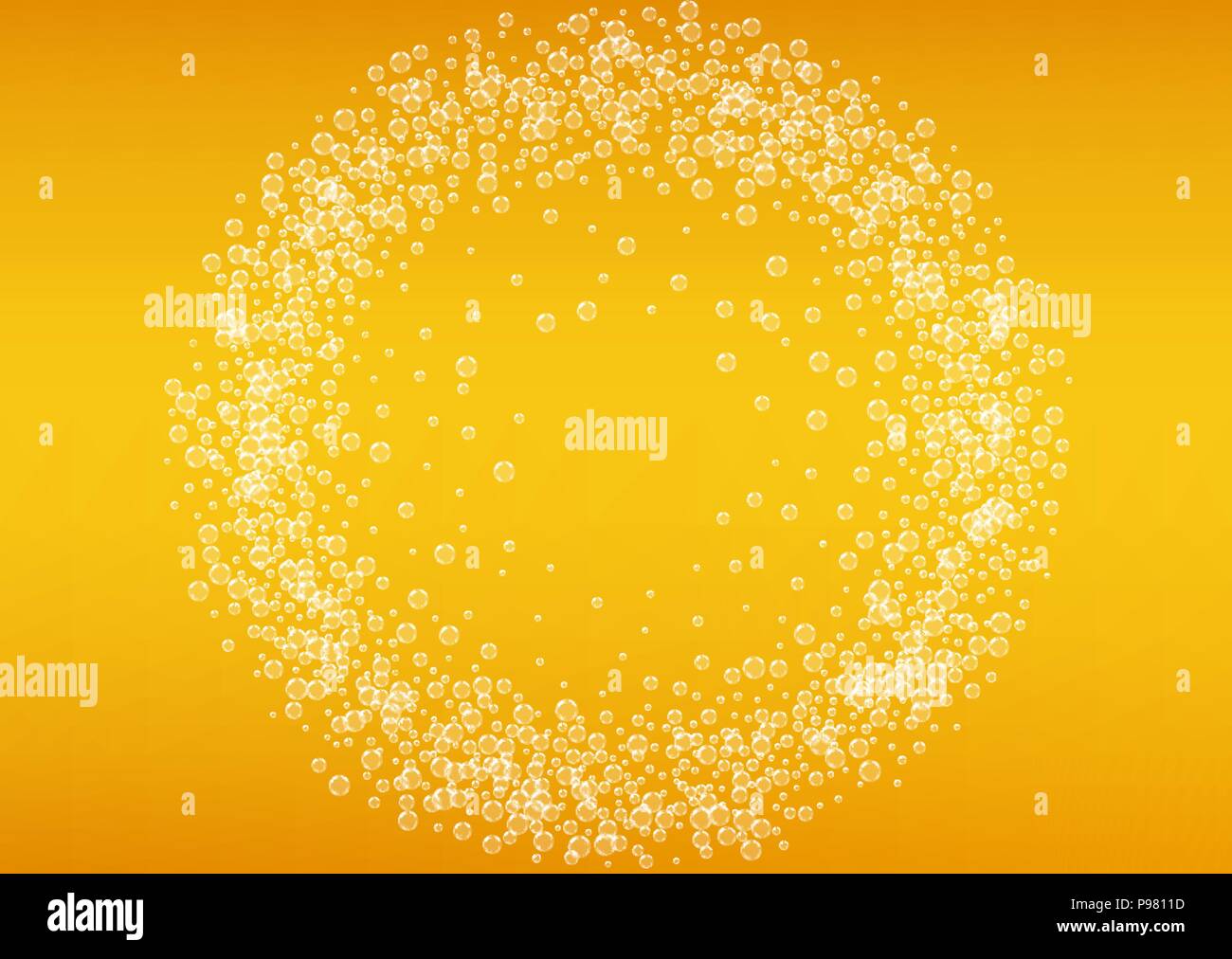 Beer background with realistic bubbles Stock Vector Image & Art - Alamy