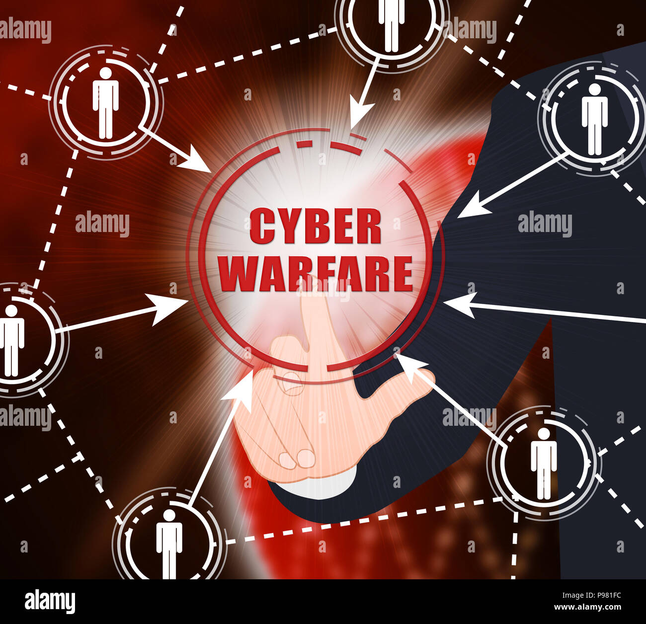 Cyber warfare army illustration hi-res stock photography and images - Alamy